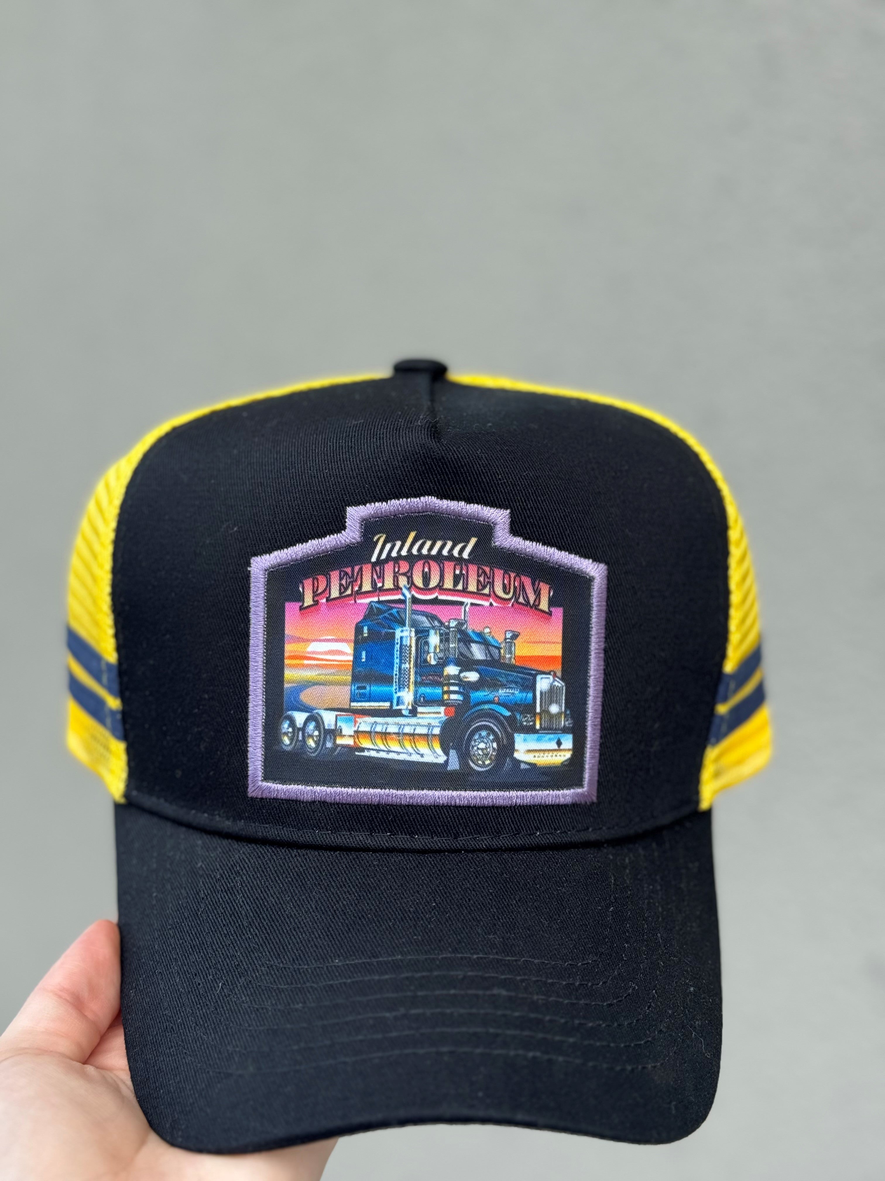 Trucker Cap - Yellow Mesh – Inland Petroleum